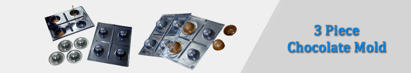 3 Piece Chocolate Sphere Mold 70mm | 3 Piece Cocoa Bomb Mold | Hot ...
